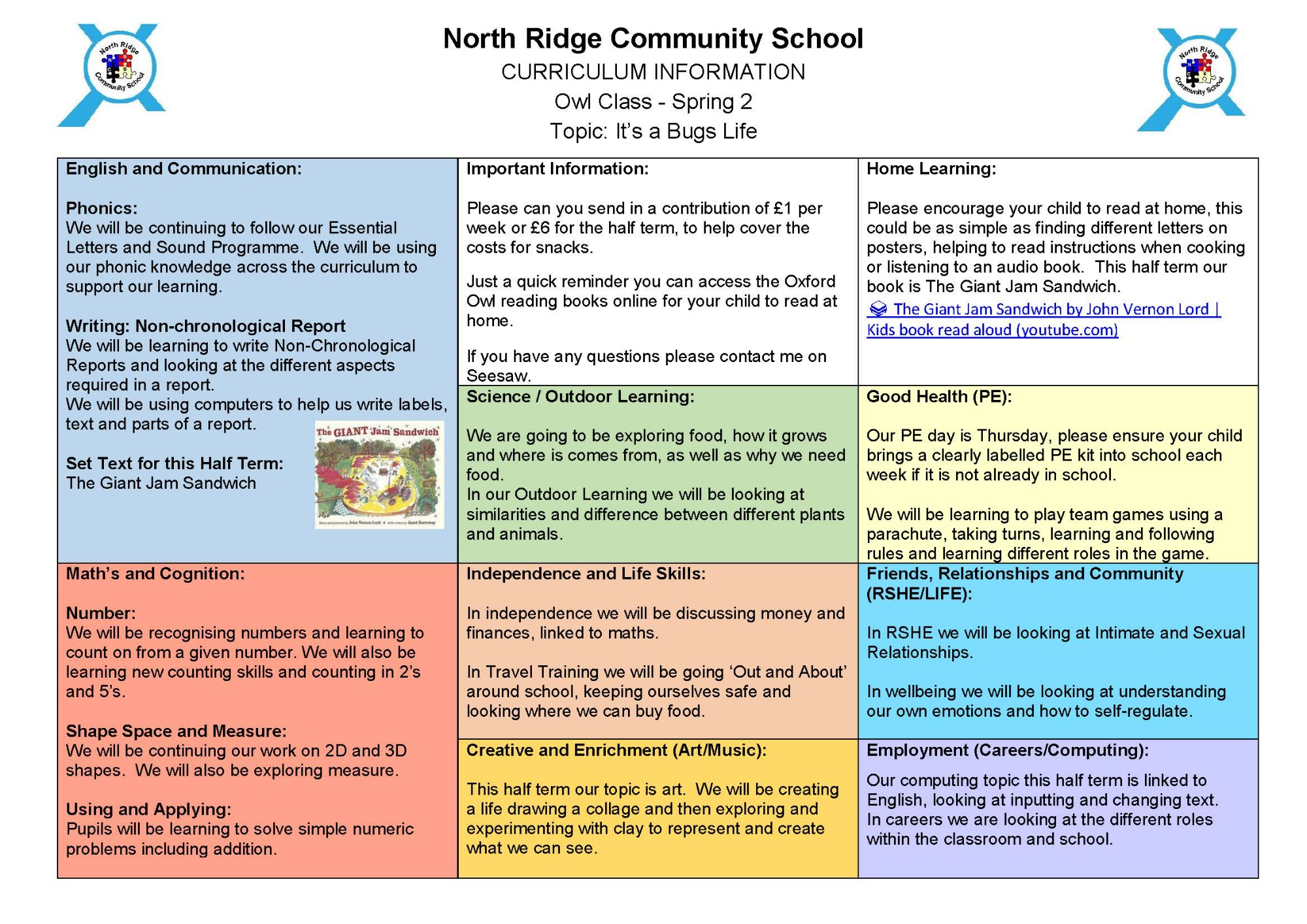 North Ridge Community School - Owl Class