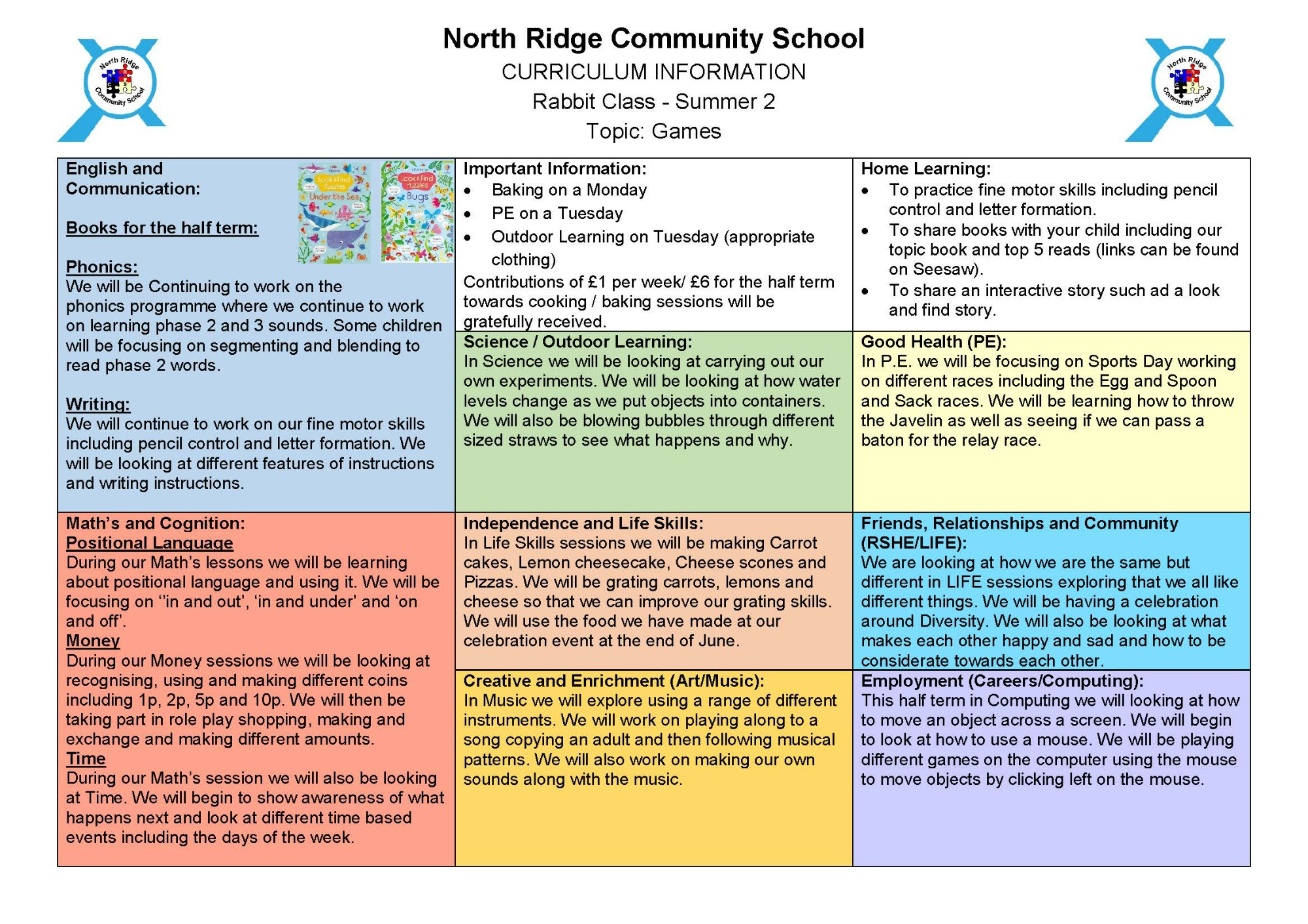 North Ridge Community School - Rabbit Class